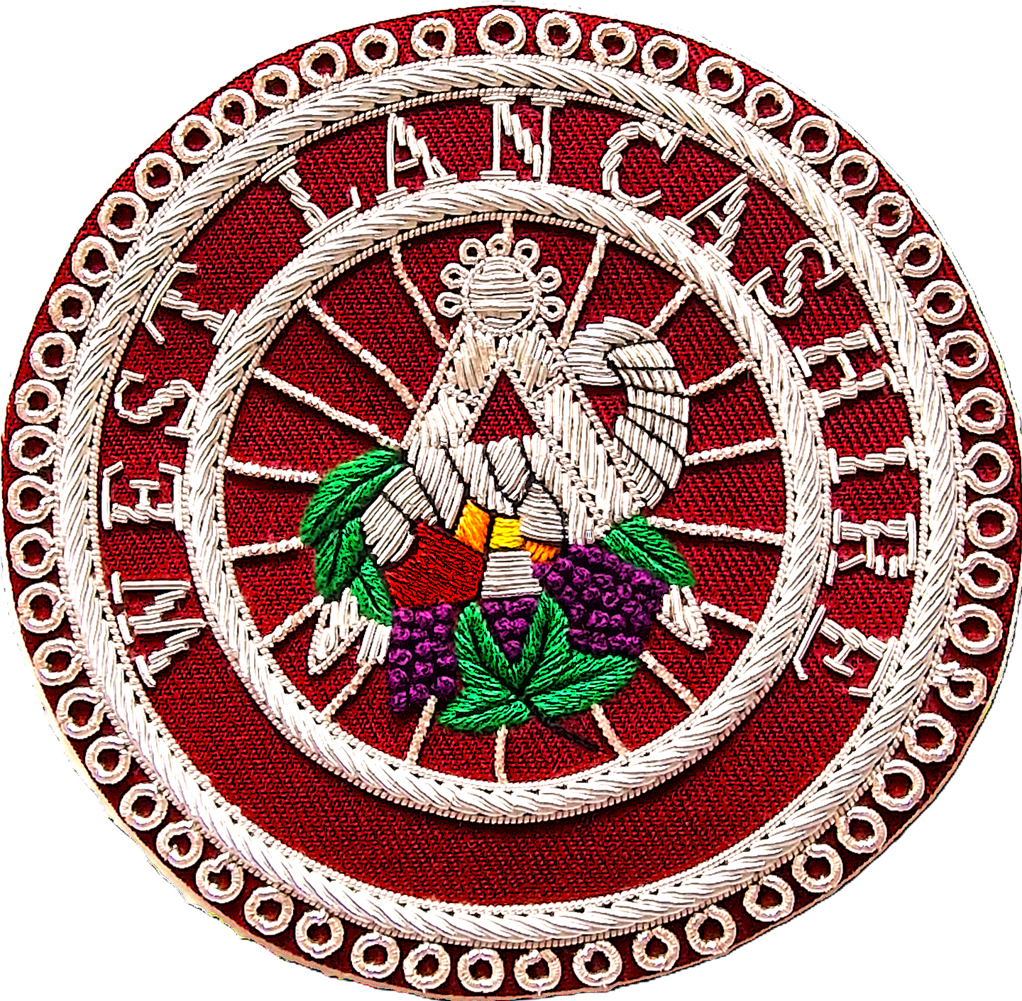 Craft Provincial & District Steward Apron Badge – Raven Masonic