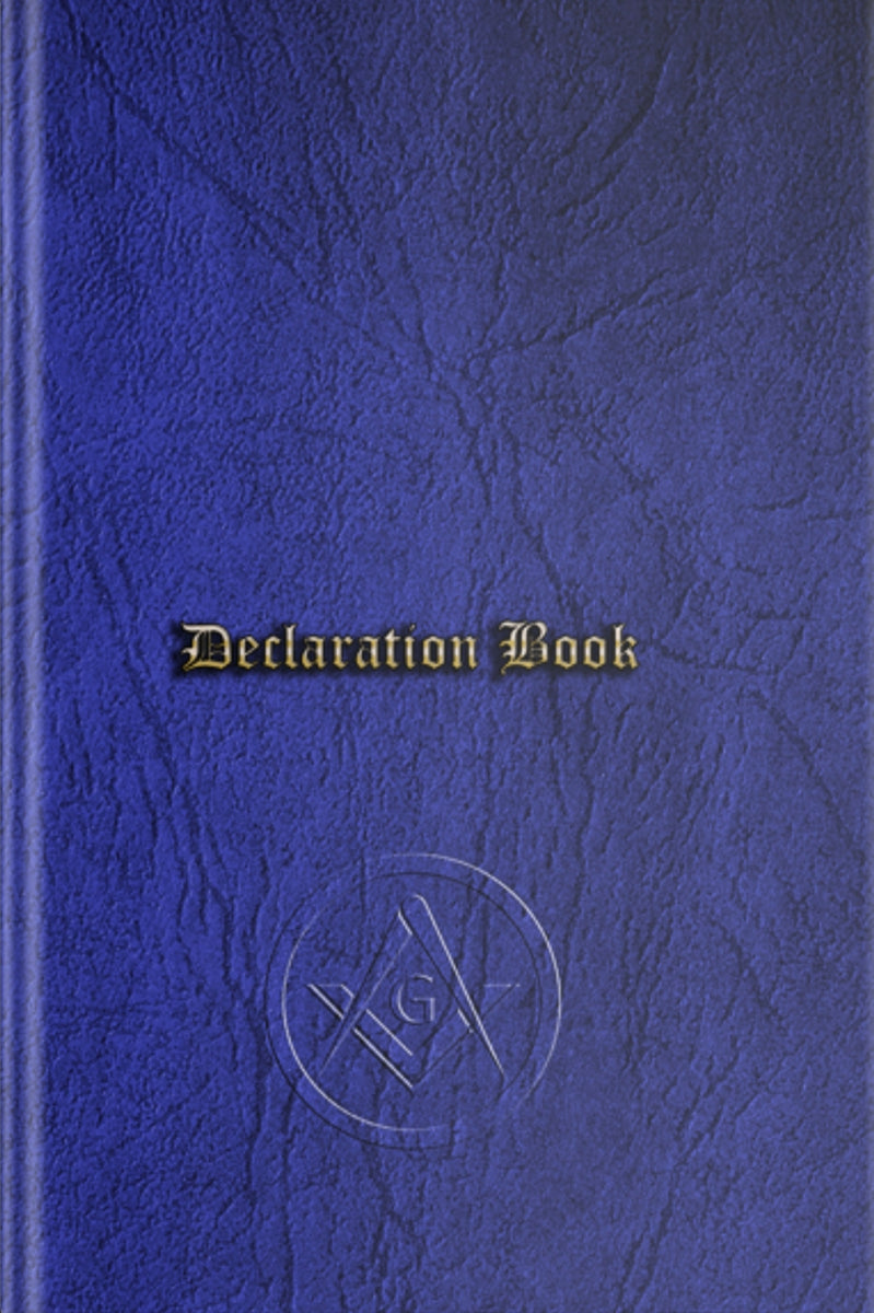 Masonic Declaration Book - Craft – Raven Masonic