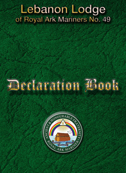 Masonic Declaration Book - Royal Ark Mariner (RAM) – Raven Masonic