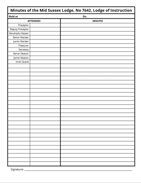 Masonic LOI Minutes Book - Craft – Raven Masonic